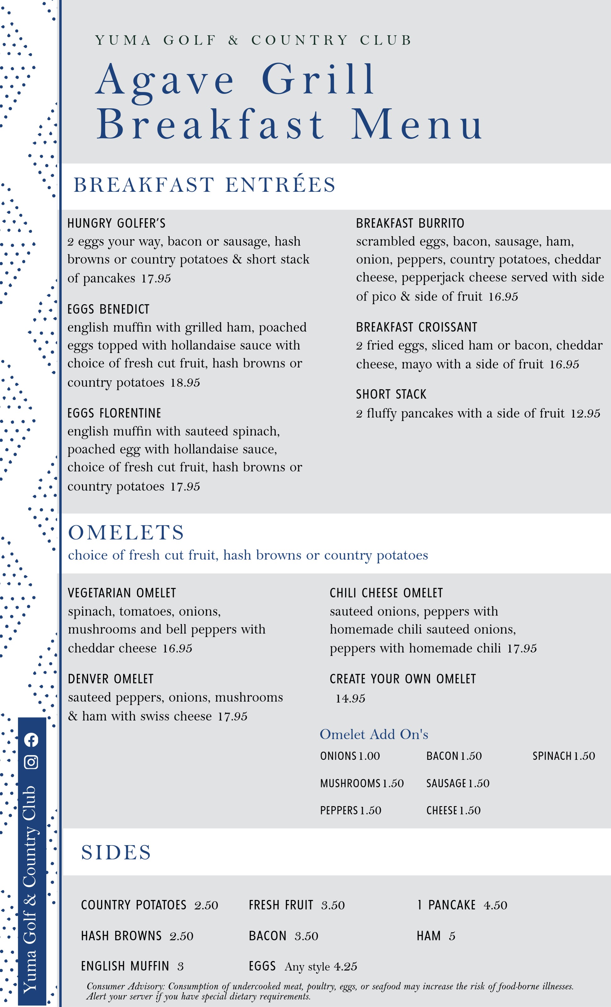 Bar and Restaurant - Yuma Golf & Country Club