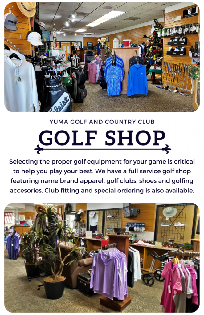 Golf Shop - Yuma Golf & Country Club